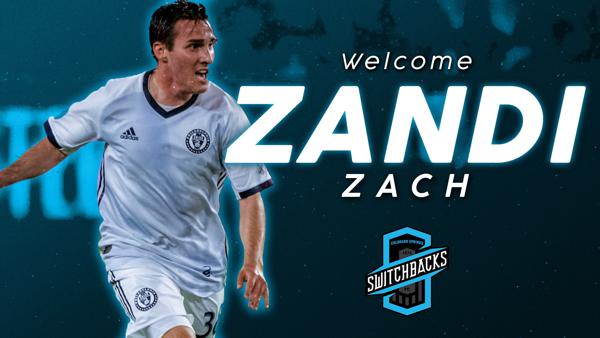 Colorado Springs Switchbacks FC Sign Midfielder Zach Zandi - Colorado ...